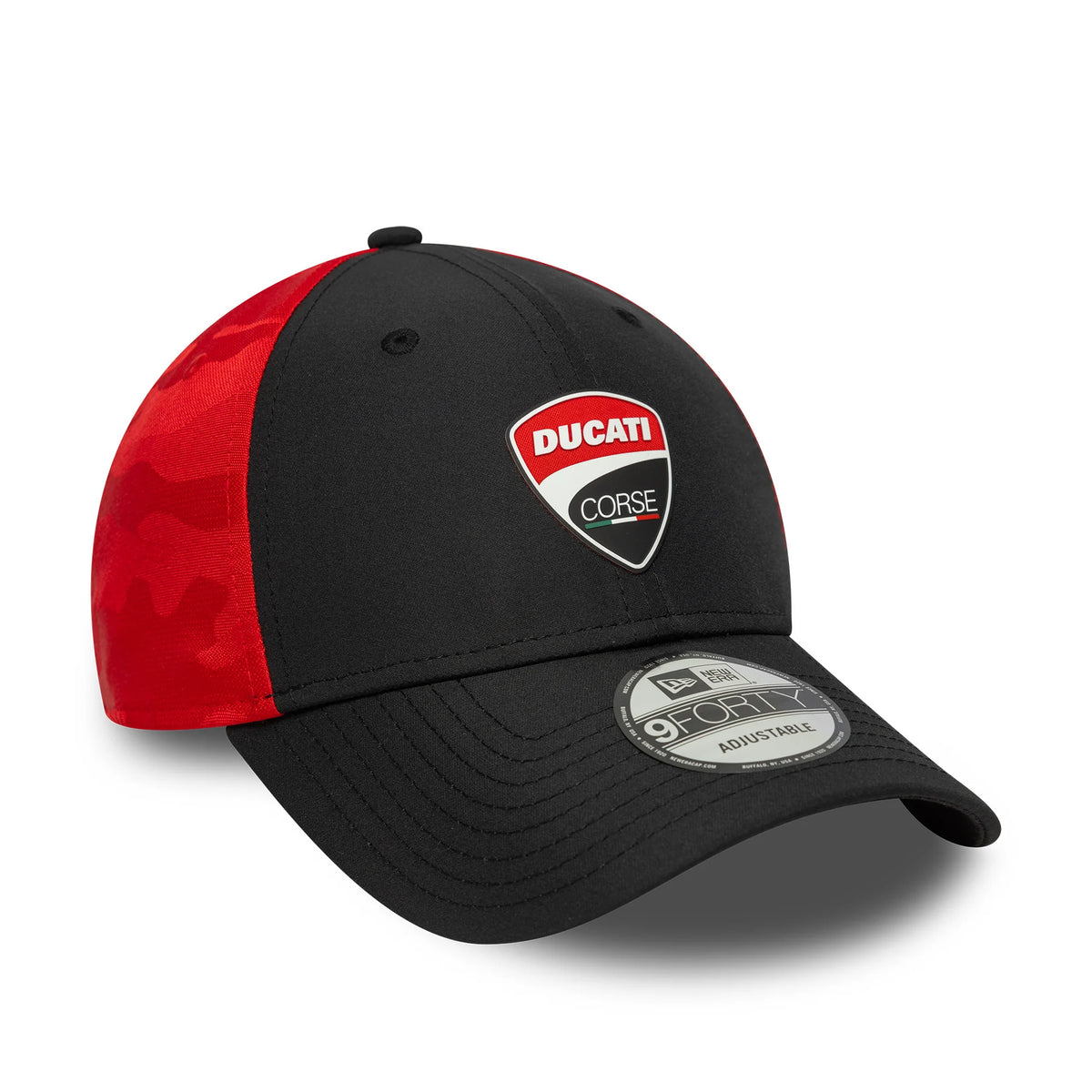 Ducati Logo 9Forty Cap – Red & Black | Official New Era® Adjustable Ha ...