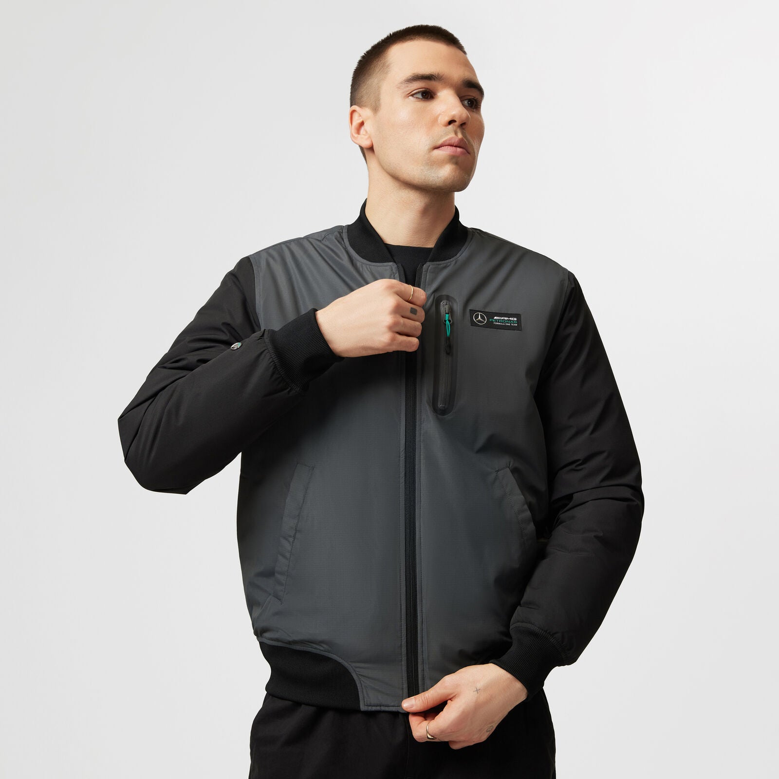MERCEDES AMG PETRONAS BOMBER JACKET MENS– Credible Hats